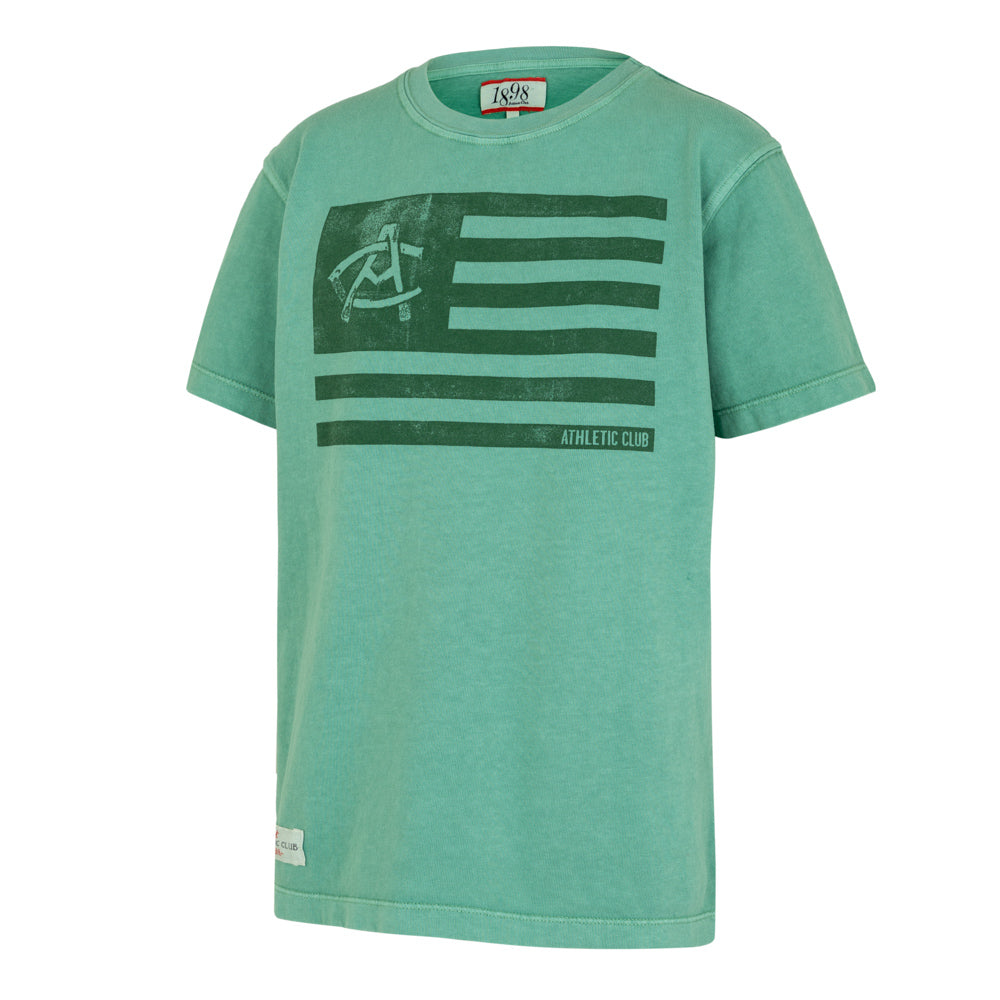Junior AC Collection Flag Tee - Green