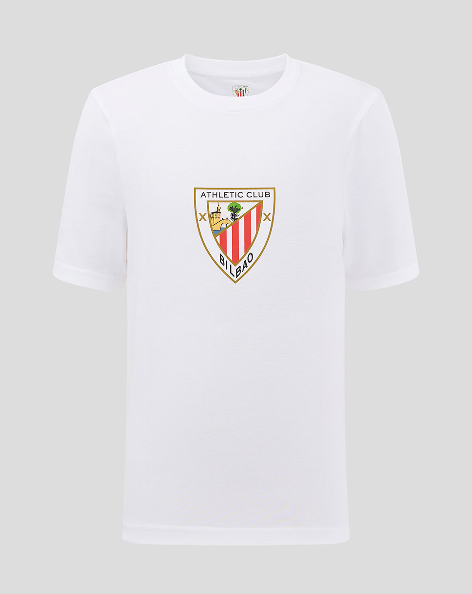 JUNIOR CORE CREST TEE - WHITE