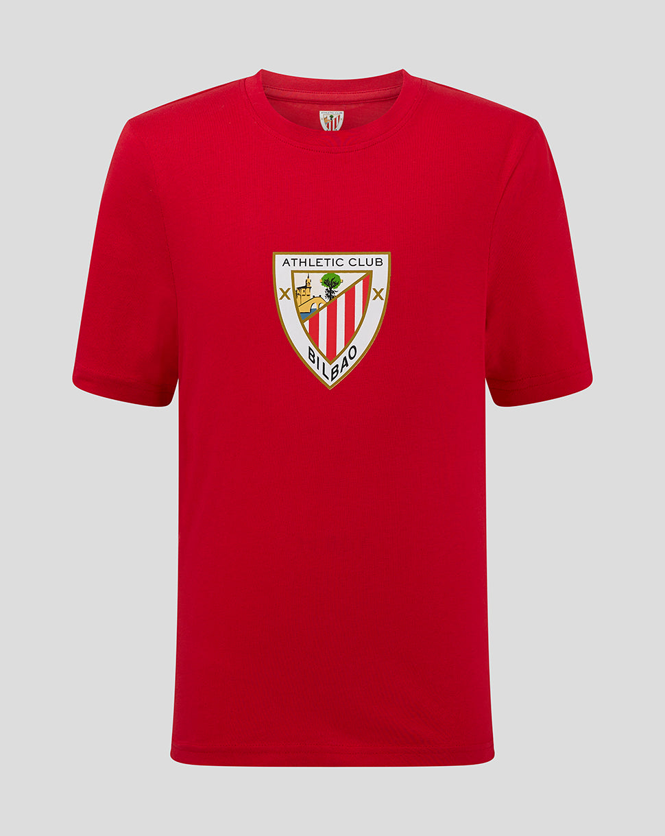 JUNIOR CORE CREST TEE - RED